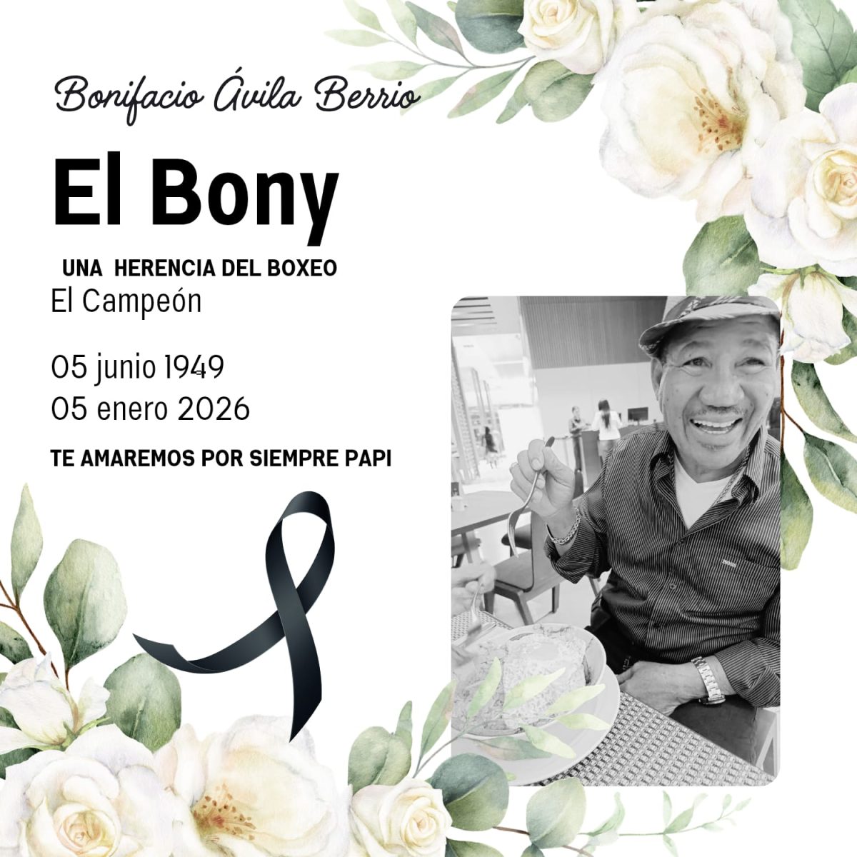 Murió el exboxeador Bonifacio "El Bonny" Ávila - Mundo Noticias